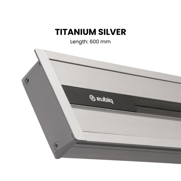 Eubiq Power Track, 60cm Length, Titanium Silver